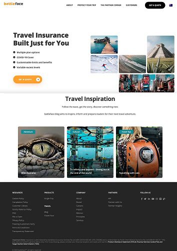 Australian Travel Insurance Revolution: Battleface Partner Platform ...
