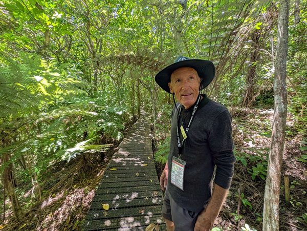 Neil Taylor, a Department of Conservation ranger and volunteer guide ...