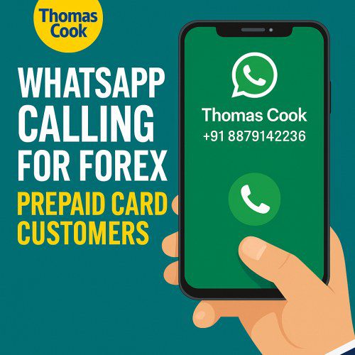 Thomas Cook India Unveils Forex Help on WhatsApp!