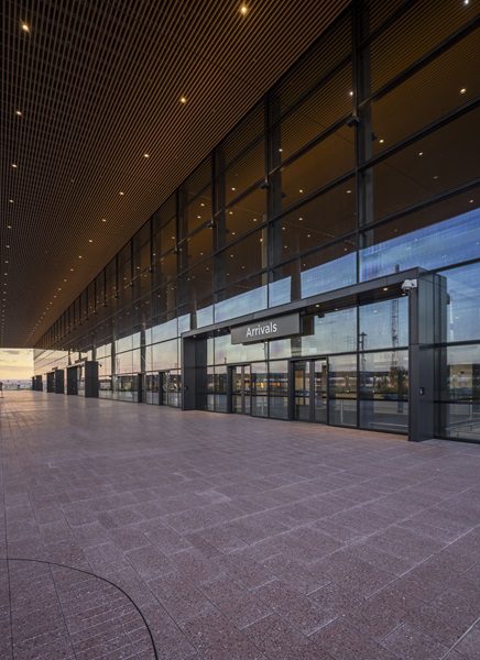 Western Sydney International Airport, Arrivals Terminal – Credit Multiplex