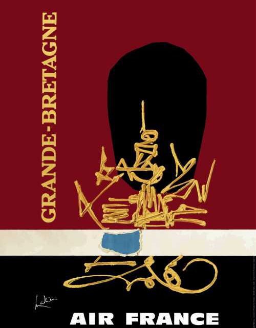 Air France Reissues Iconic Georges Mathieu Posters