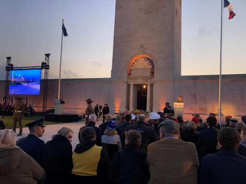 Anzac Day at Villers-Brettoneux, Western Front